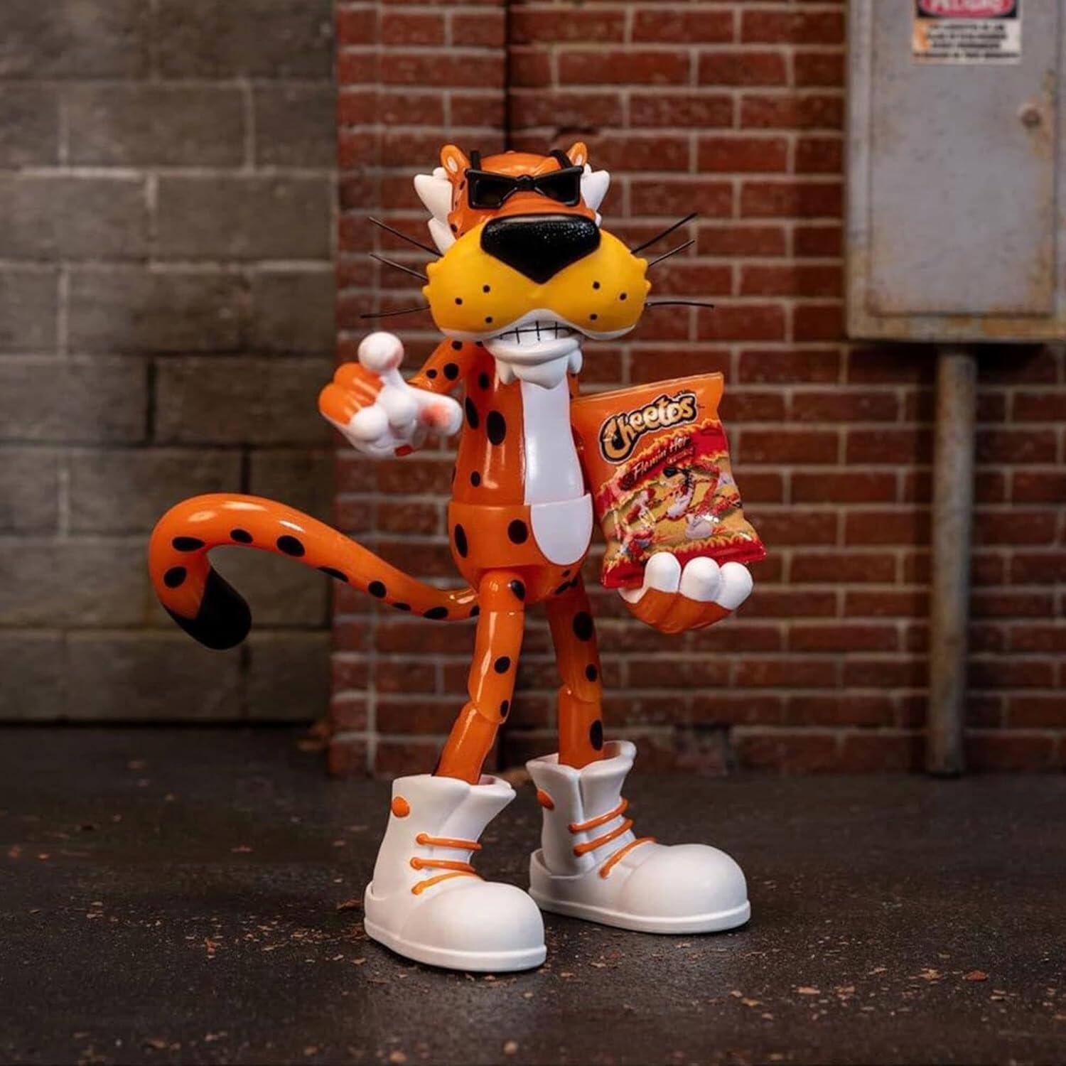 Cheetos 6 Inch Scale Action Figure - Chester Cheetah (Flamin' Hot GITD ...