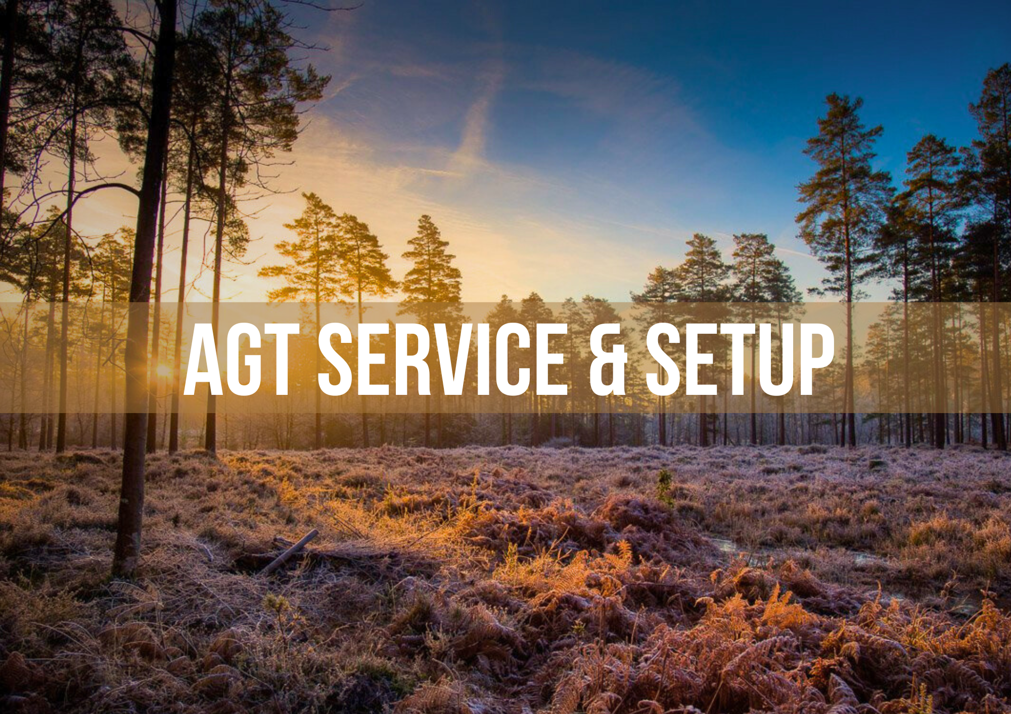 AGT Service & Set up