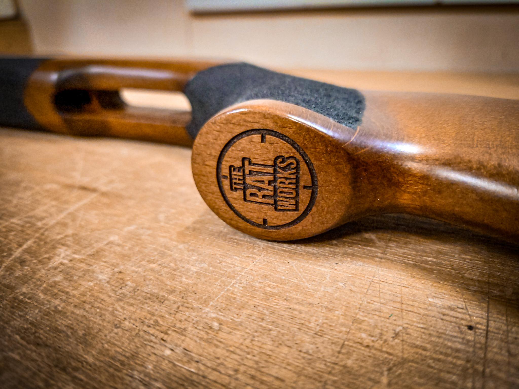 HW98 beech stock RAT Works engraved