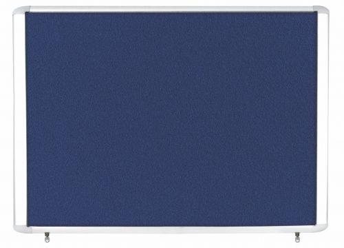 Bi-Office Weather Proof Display Case Blue Felt 8xA4 | BS46054