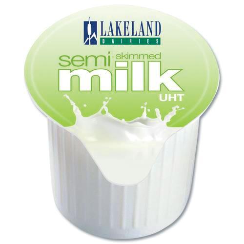 Lakeland UHT Semi-Skimmed Milk Pots 12ml Ref 68632X [Pack 120] | NT15170