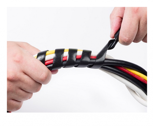 D-Line Cable Tidy Wrap 2.5m x 10-40mm Diameter Black | DL65024