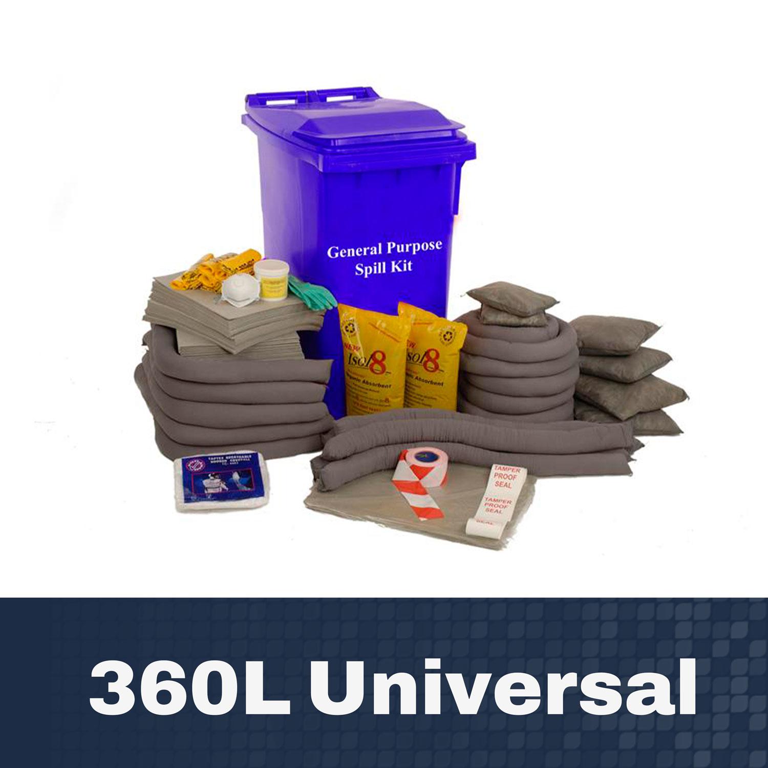 360L General Purpose Spill Kit - Wheeled Unit