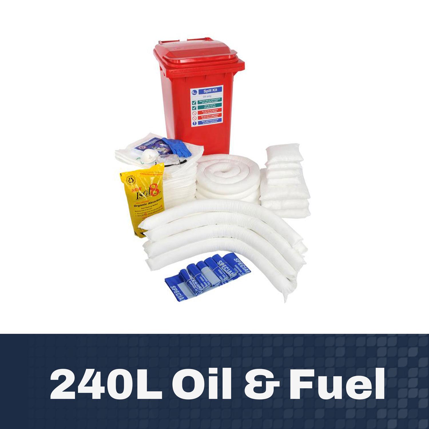 240L Oil Spill Kit - Wheeled Unit