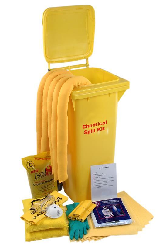 140L Chemical Spill Kit - Wheeled Unit
