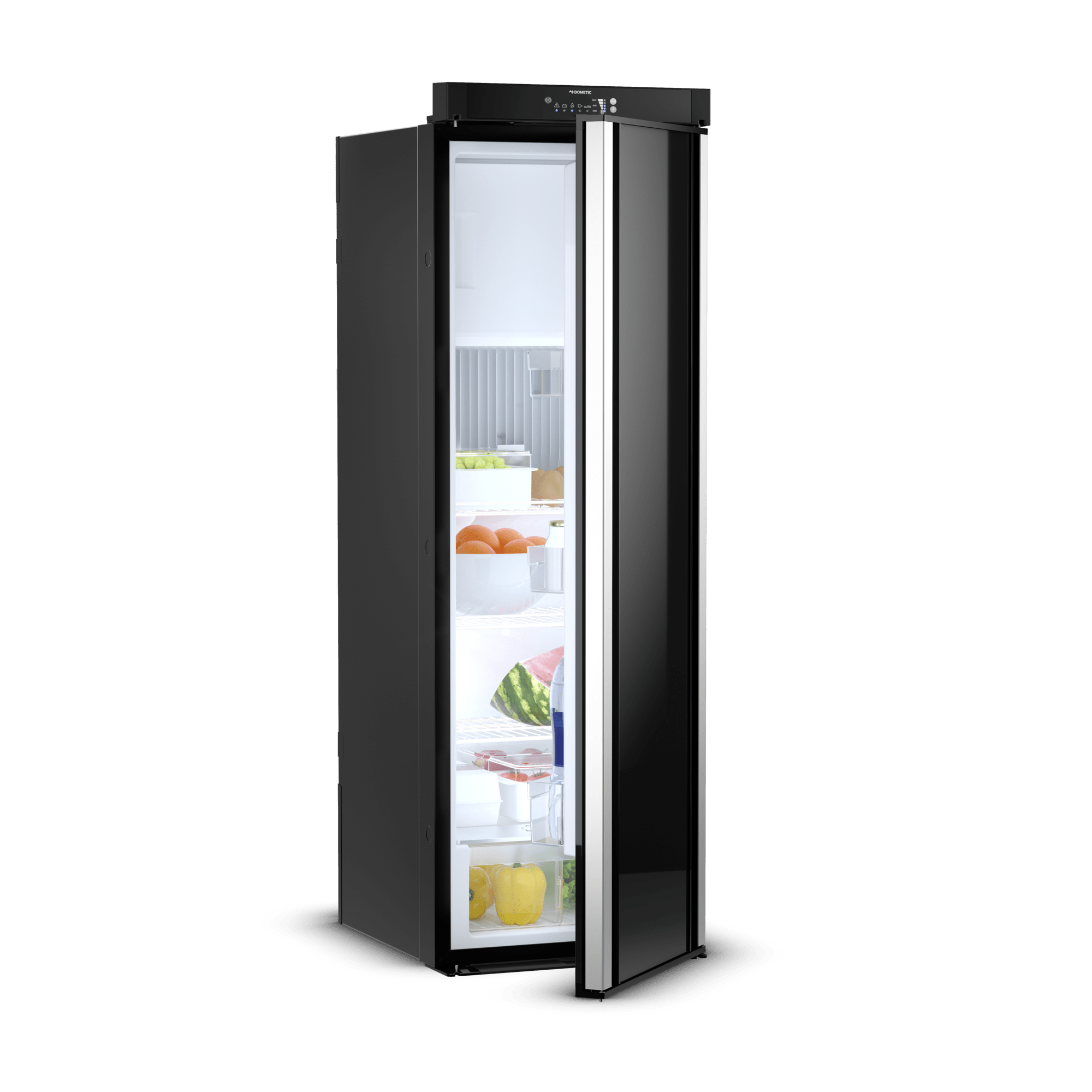 DOMETIC RML 10.4P Double Hinged Slim Tower Absorption Fridge Freezer