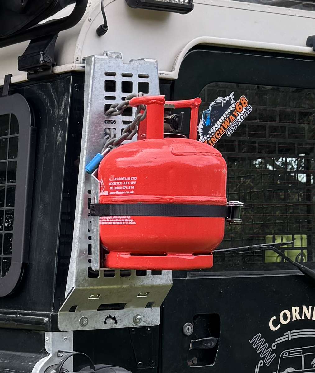 Expedition Galvanised Gas Bottle Cylinder Holder
