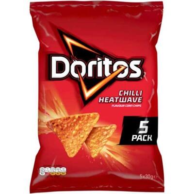 Walkers Doritos Chilli Heatwave 5 pack