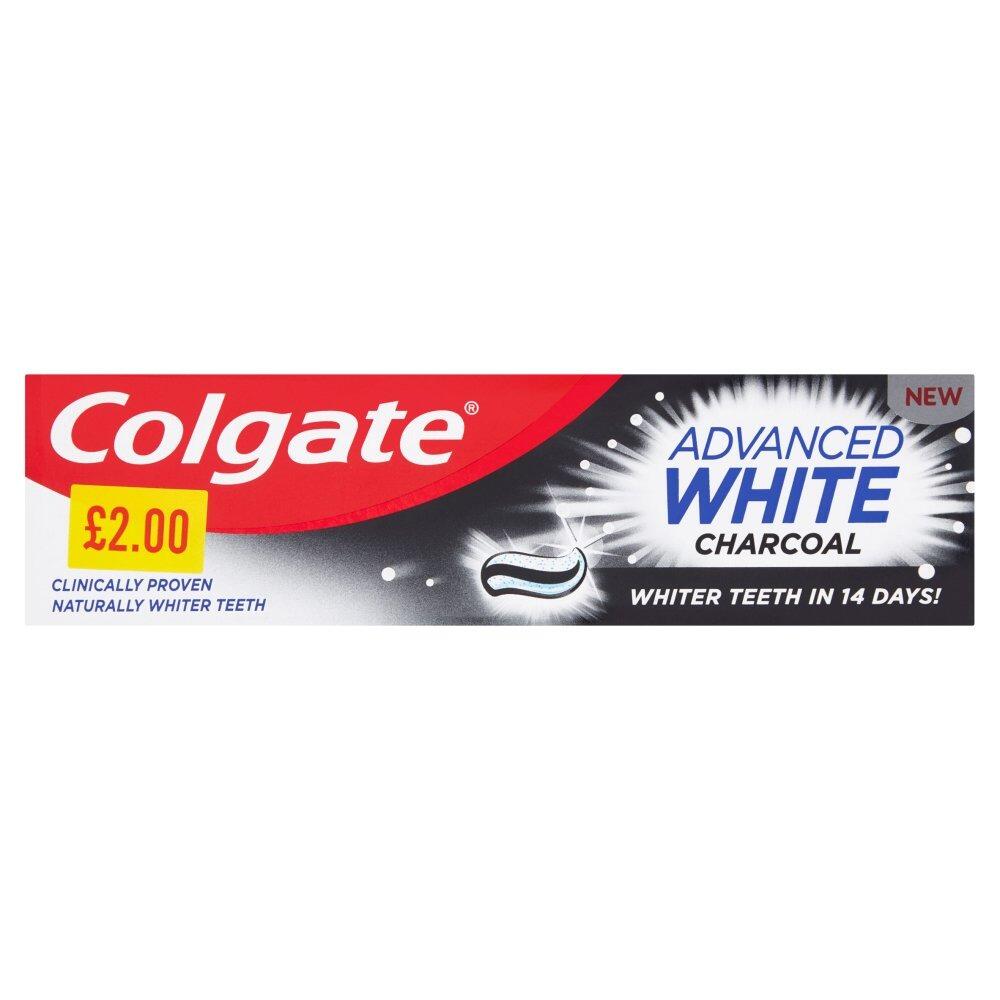 Colgate Advanced White Charcoal Fluoride Toothpaste 75ml