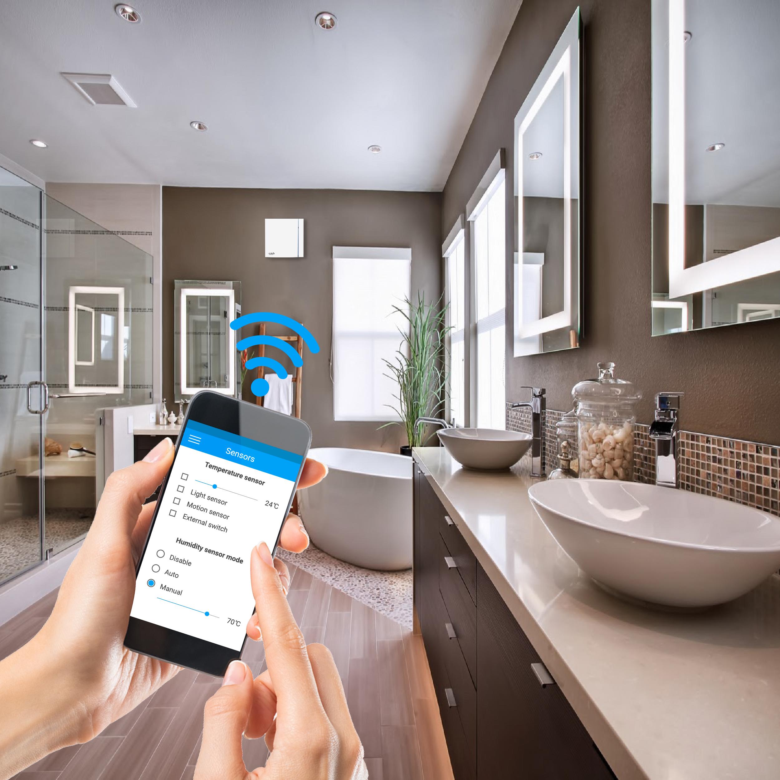 High-tech /Smart Extractor Fans | Bathroom Fans with Humidity Sensor ...