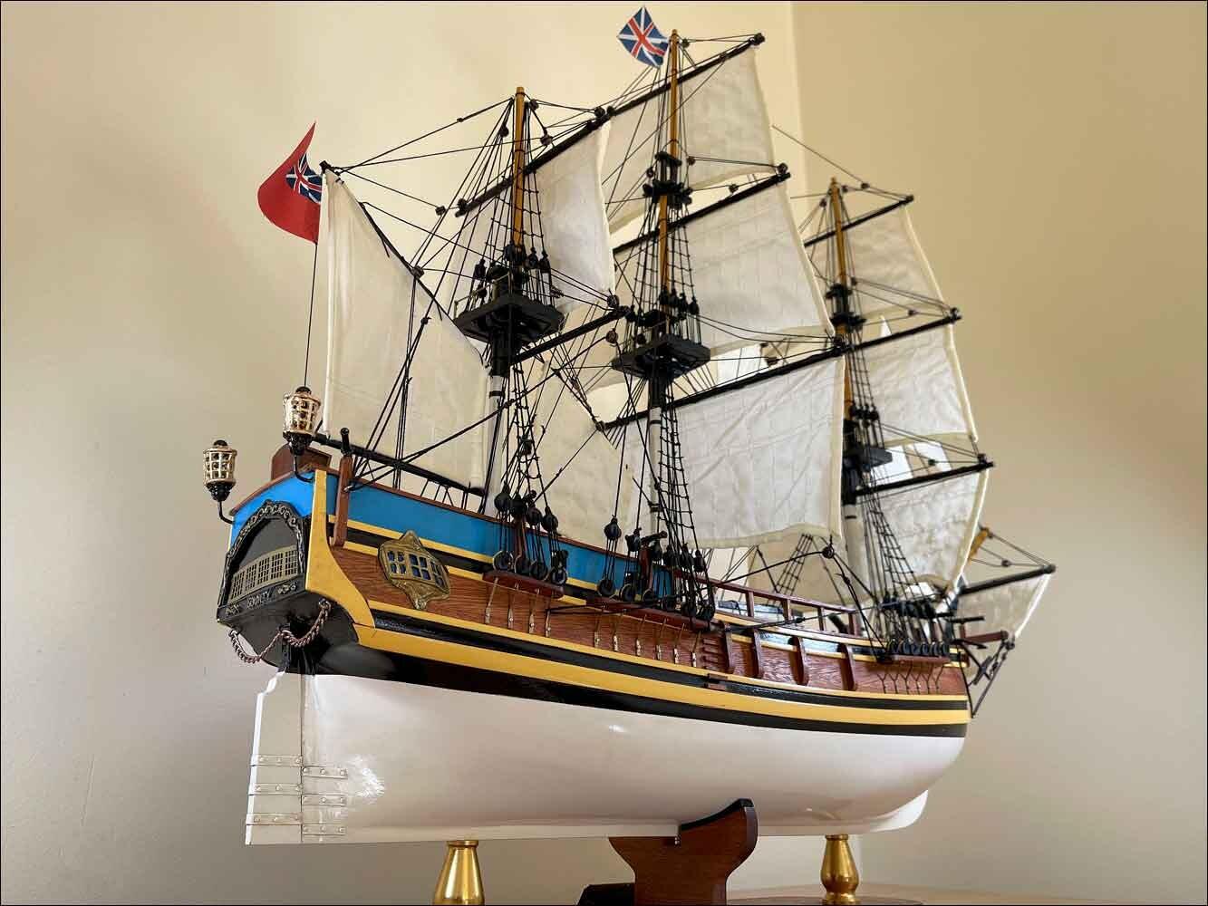 Bounty Scale Model | Handcrafted Wooden Model Boat