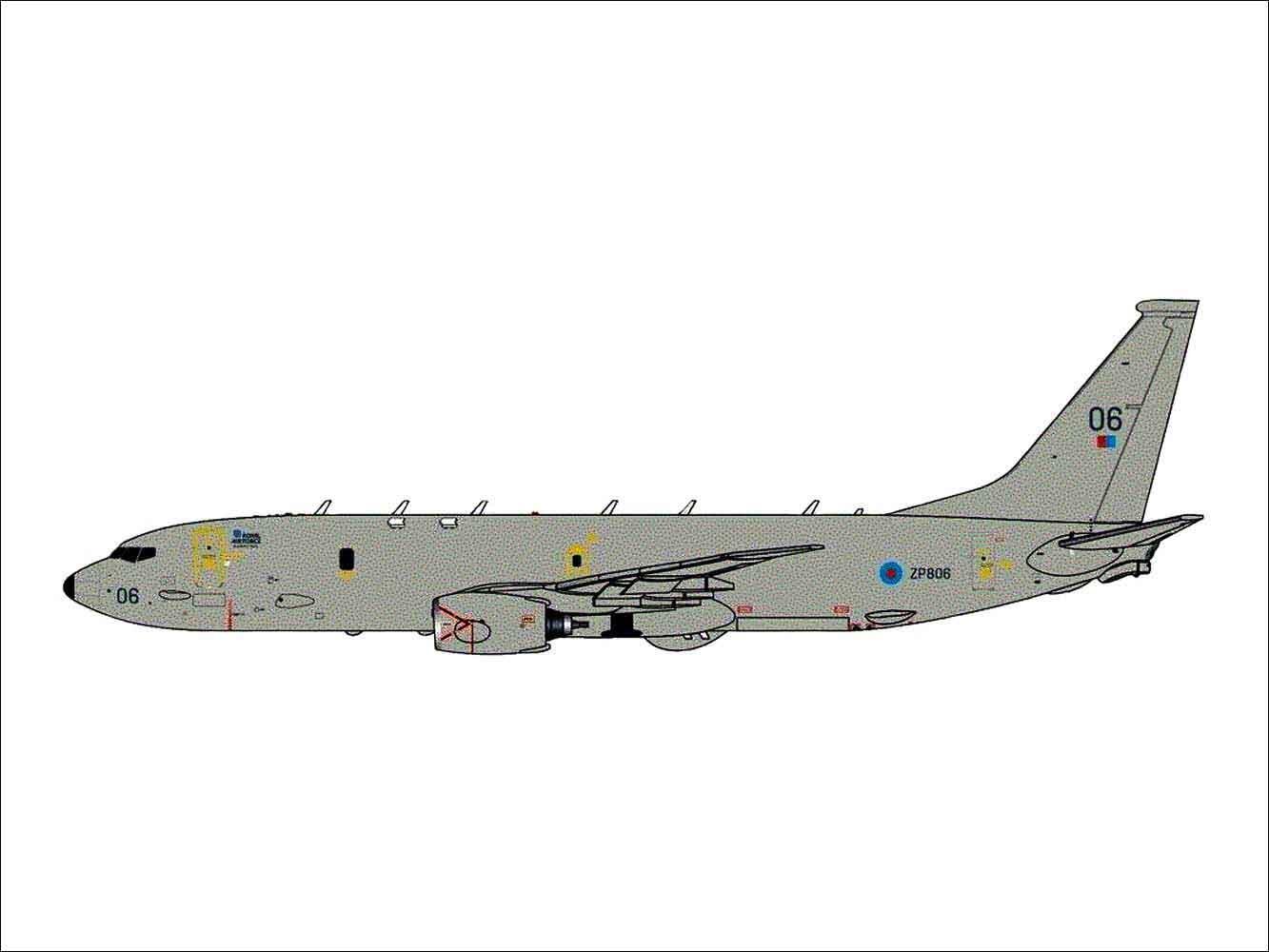 Boeing P-8A Poseidon Airplane Model 1:400 | Miniature Boeing Model