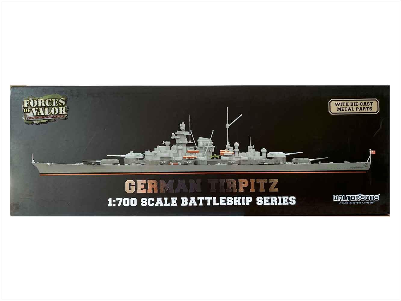 Tirpitz Battleship Diecast Model | 1 700 German Battleship Model