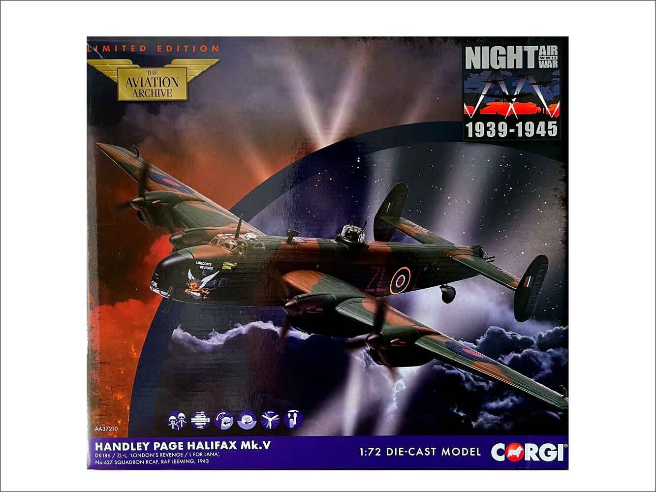 Handley Page Halifax Airplane Model 1:72 | Aviation Archive Models