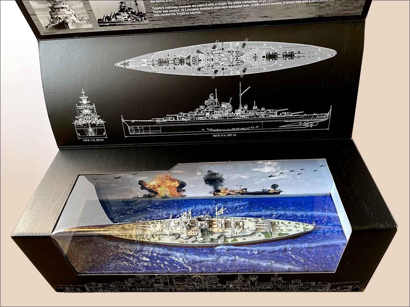 Tirpitz Battleship Diecast Model | 1 700 German Battleship Model