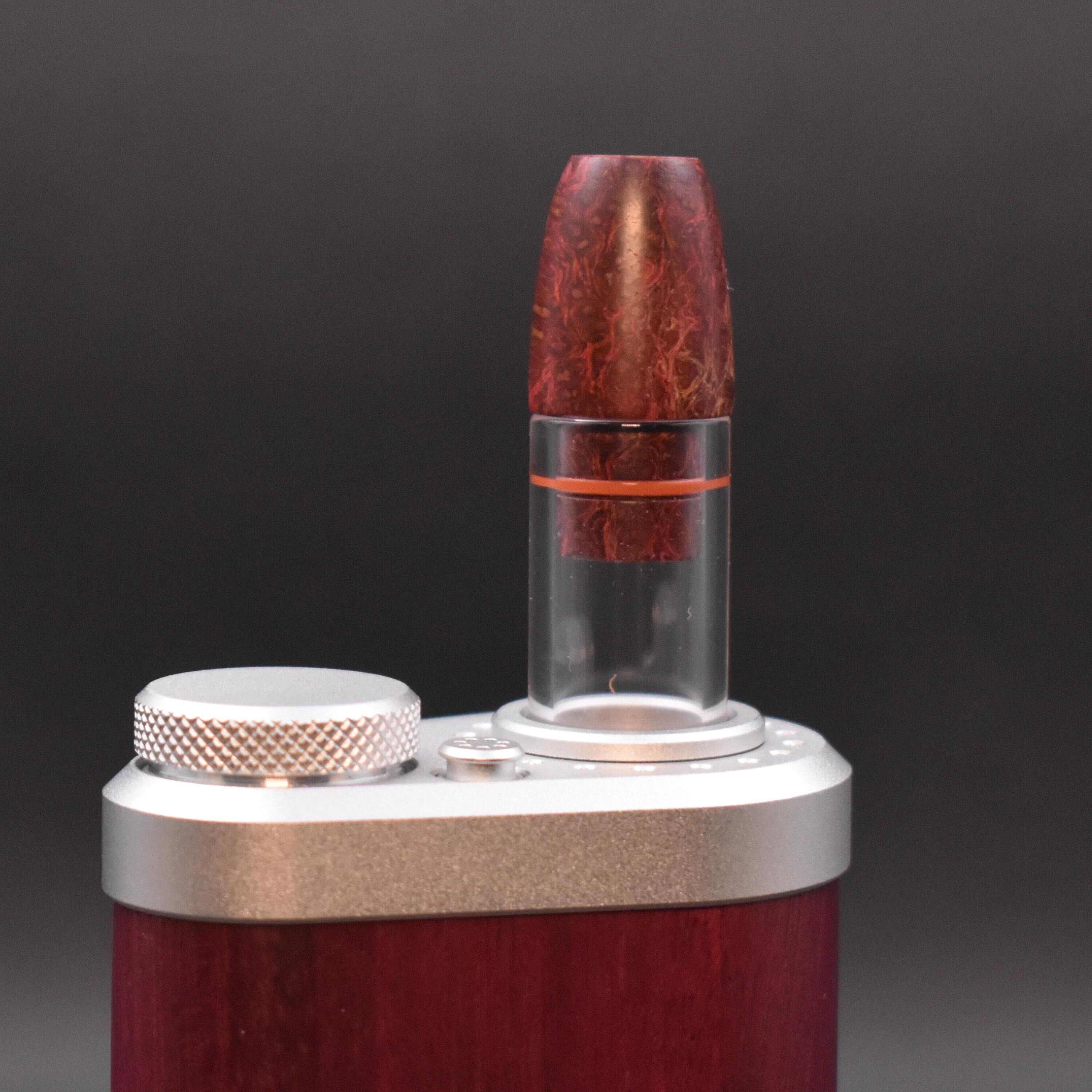 INDI - Red London Plane Burl Tinymight Mouthpiece - Dome