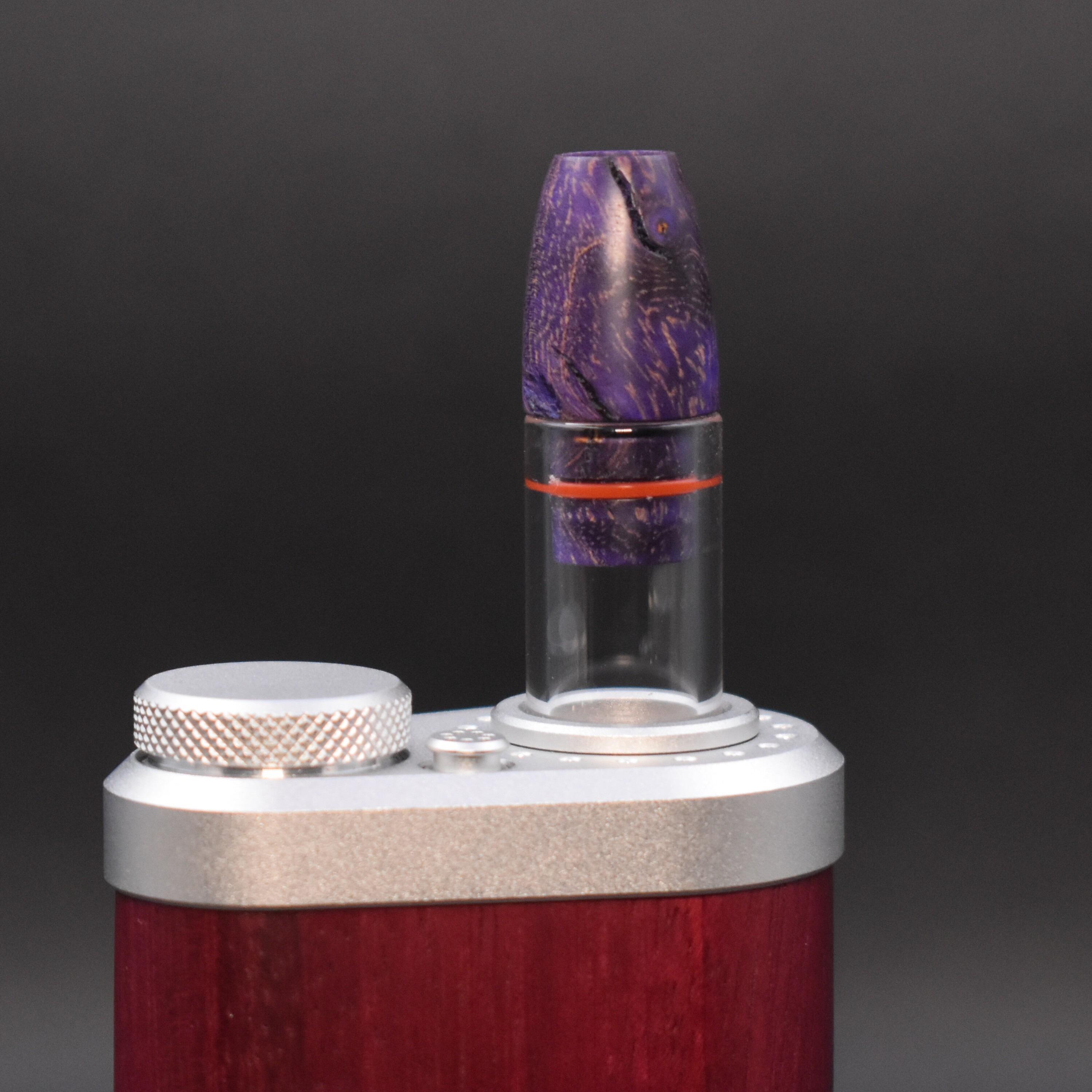 INDI - Purple Ash Burl Tinymight Mouthpiece - Dome