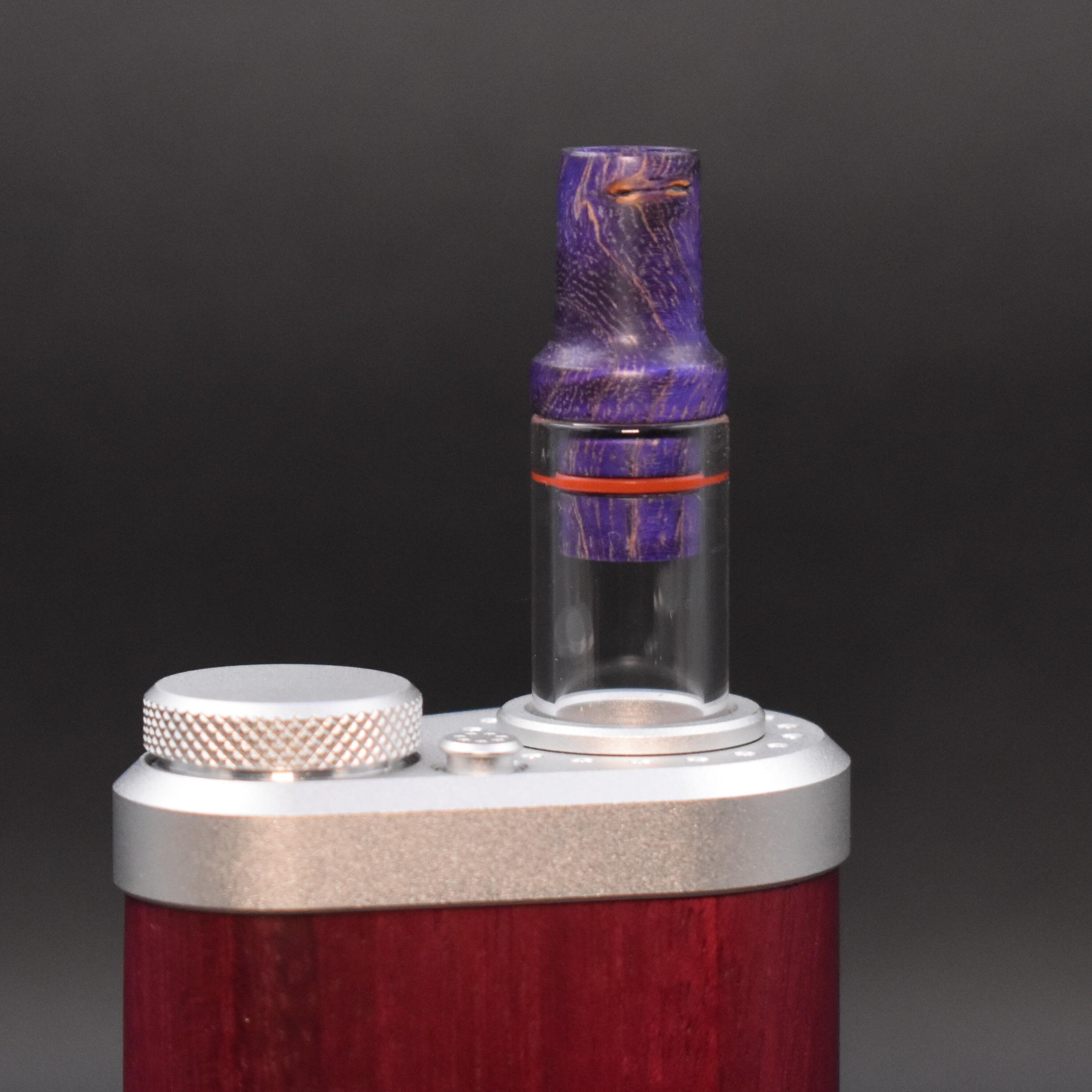 INDI - Purple Ash Burl Tinymight Mouthpiece - Nipple
