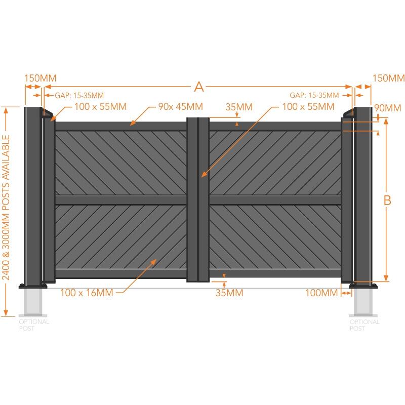 Aluminium Driveway Gates