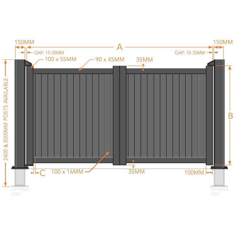 Aluminium Driveway Gates