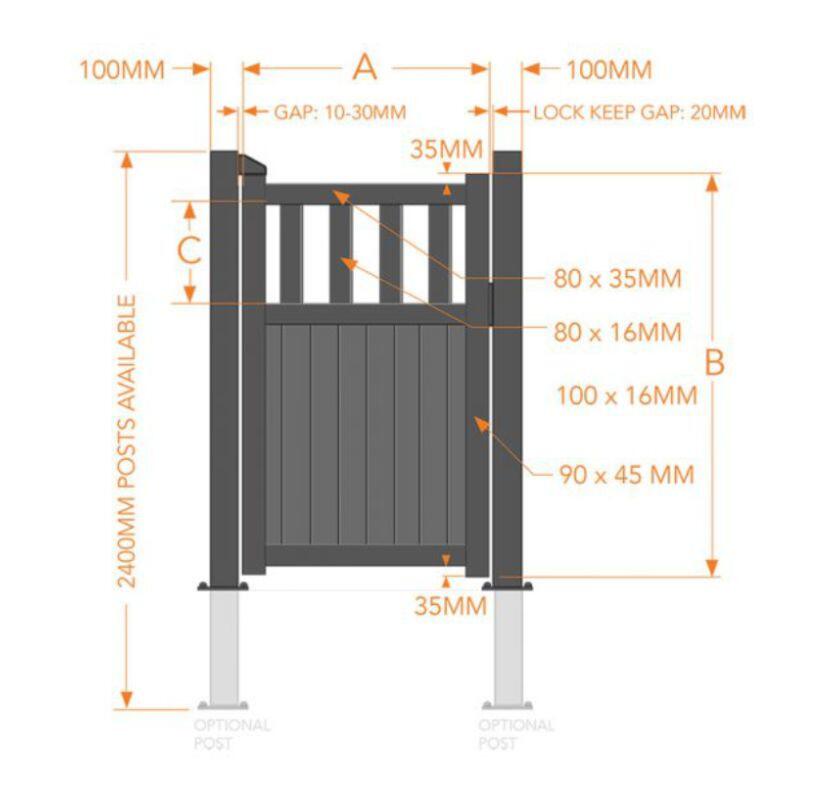 Aluminium Pedestrian Gates