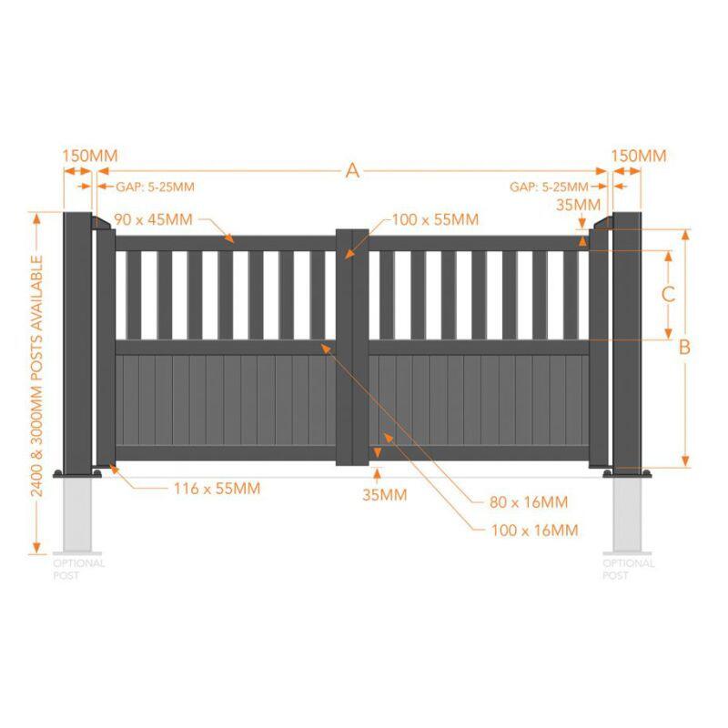 Aluminium Driveway Gates