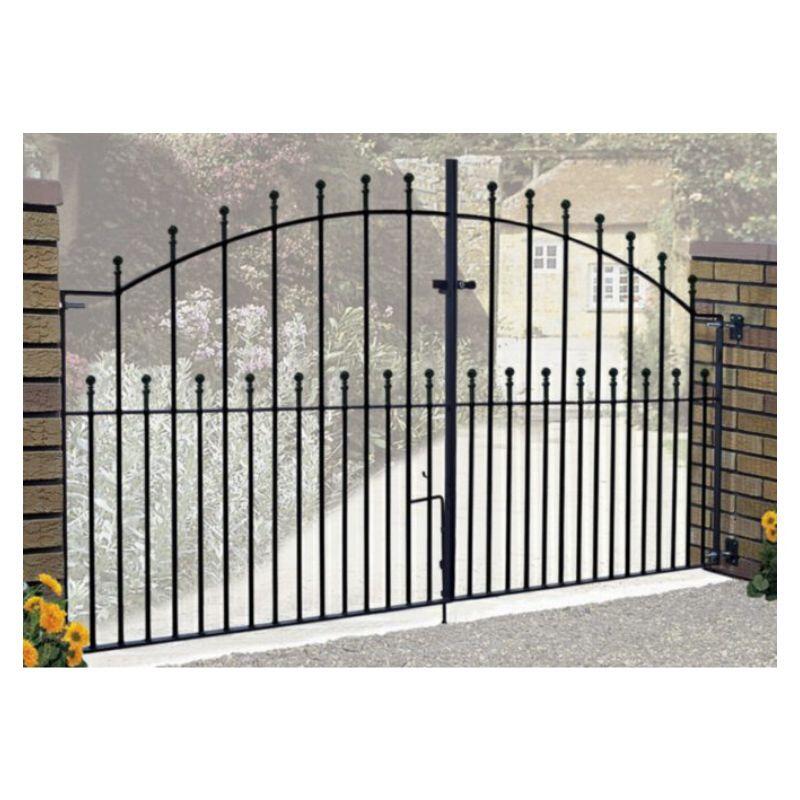 (2) Manor Arched Double Driveway Gates