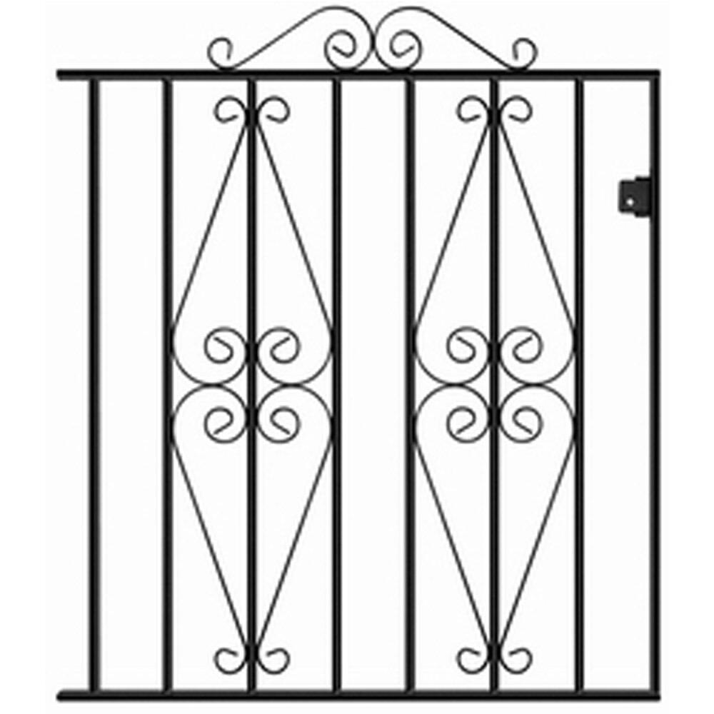 Stirling Low Flat Top Garden Gate