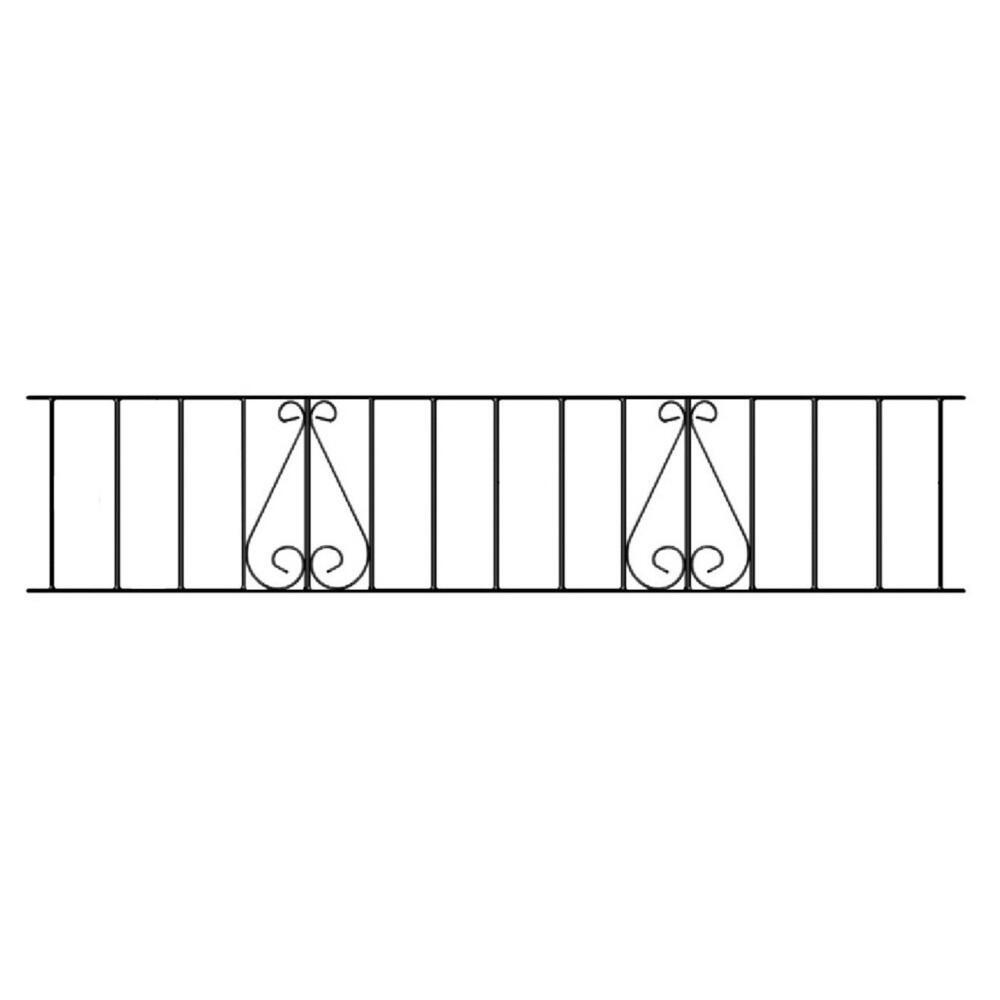 Classic Scroll Railing Panels