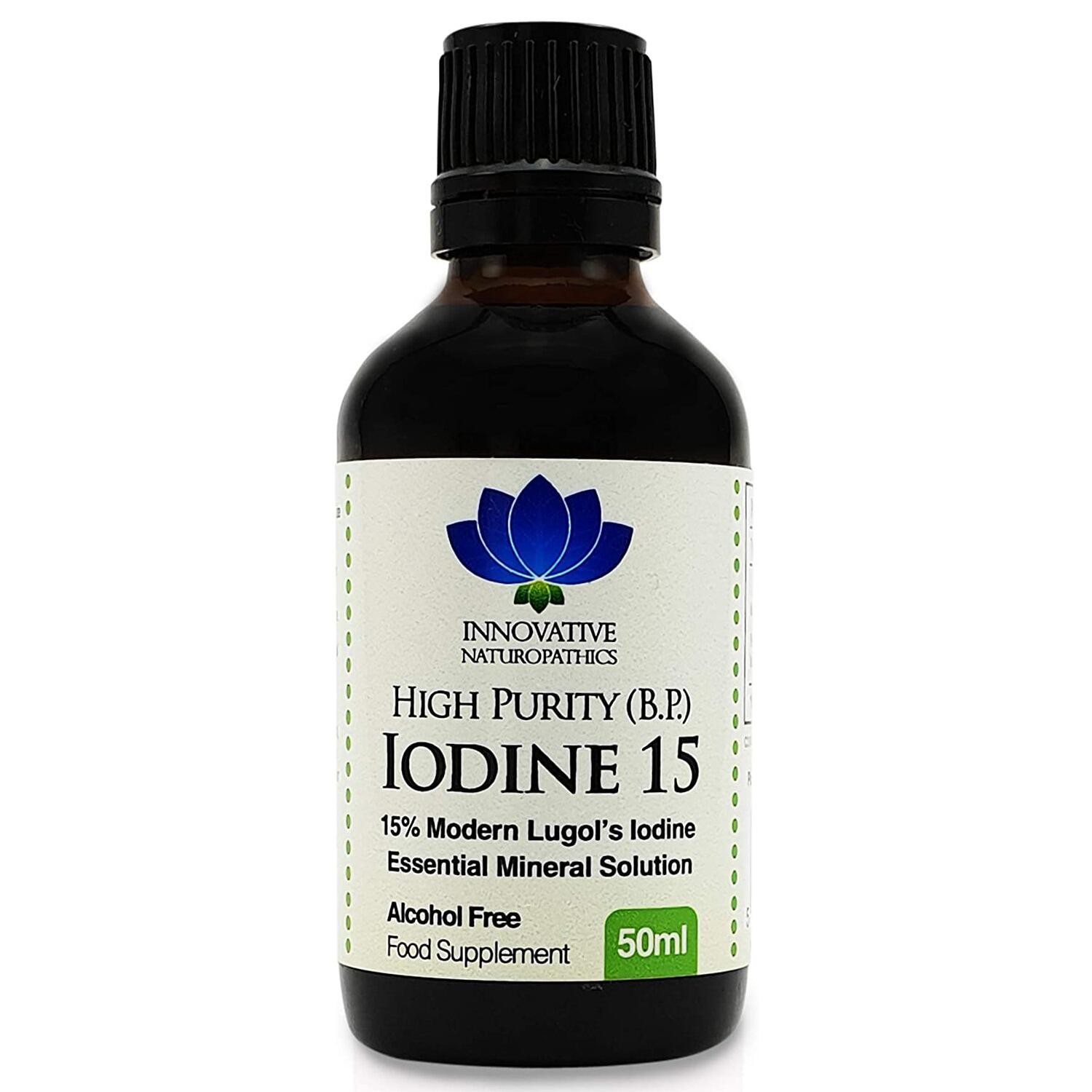 Lugols Iodine 15% Solution - 50ml