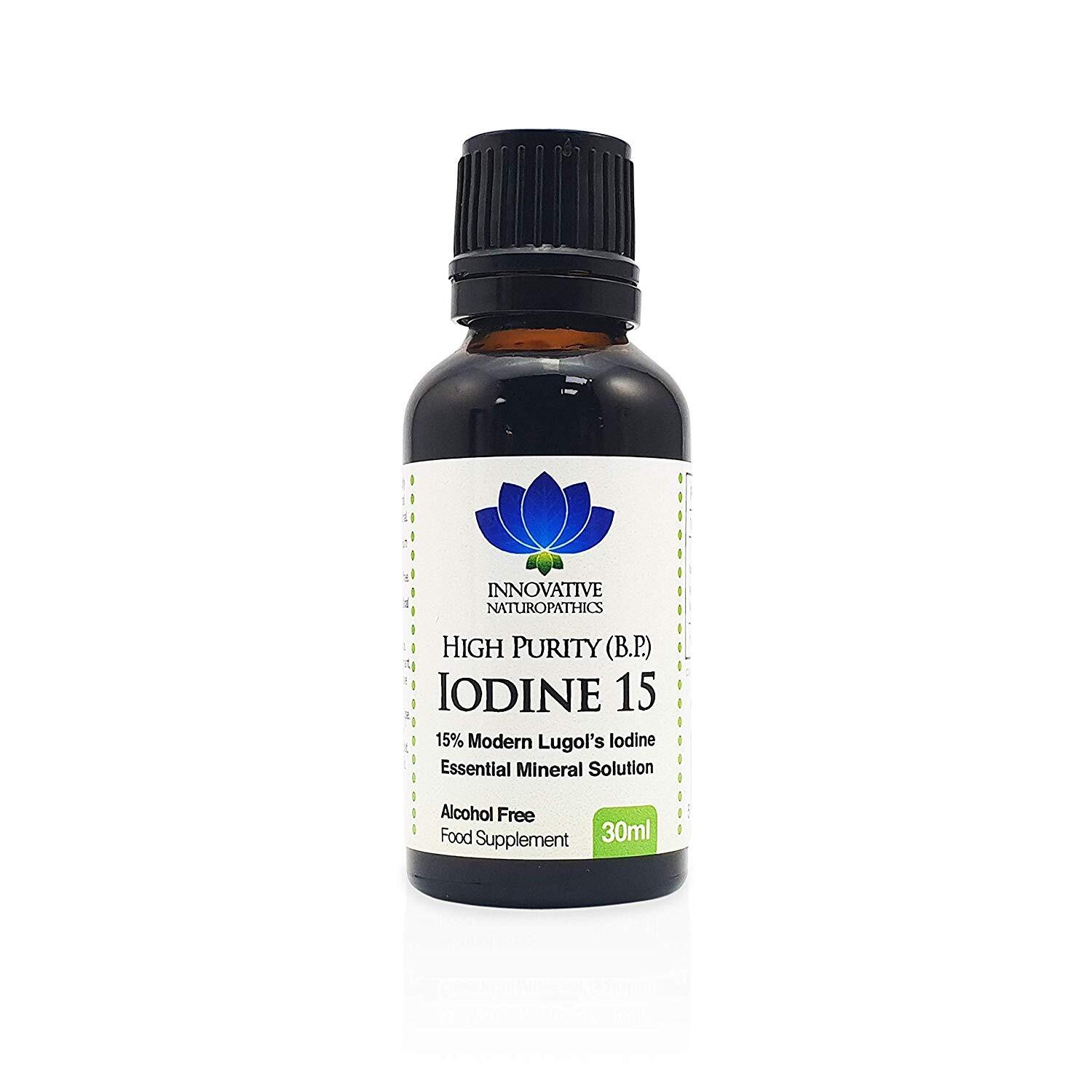 Lugols Iodine 15% Solution - 30ml