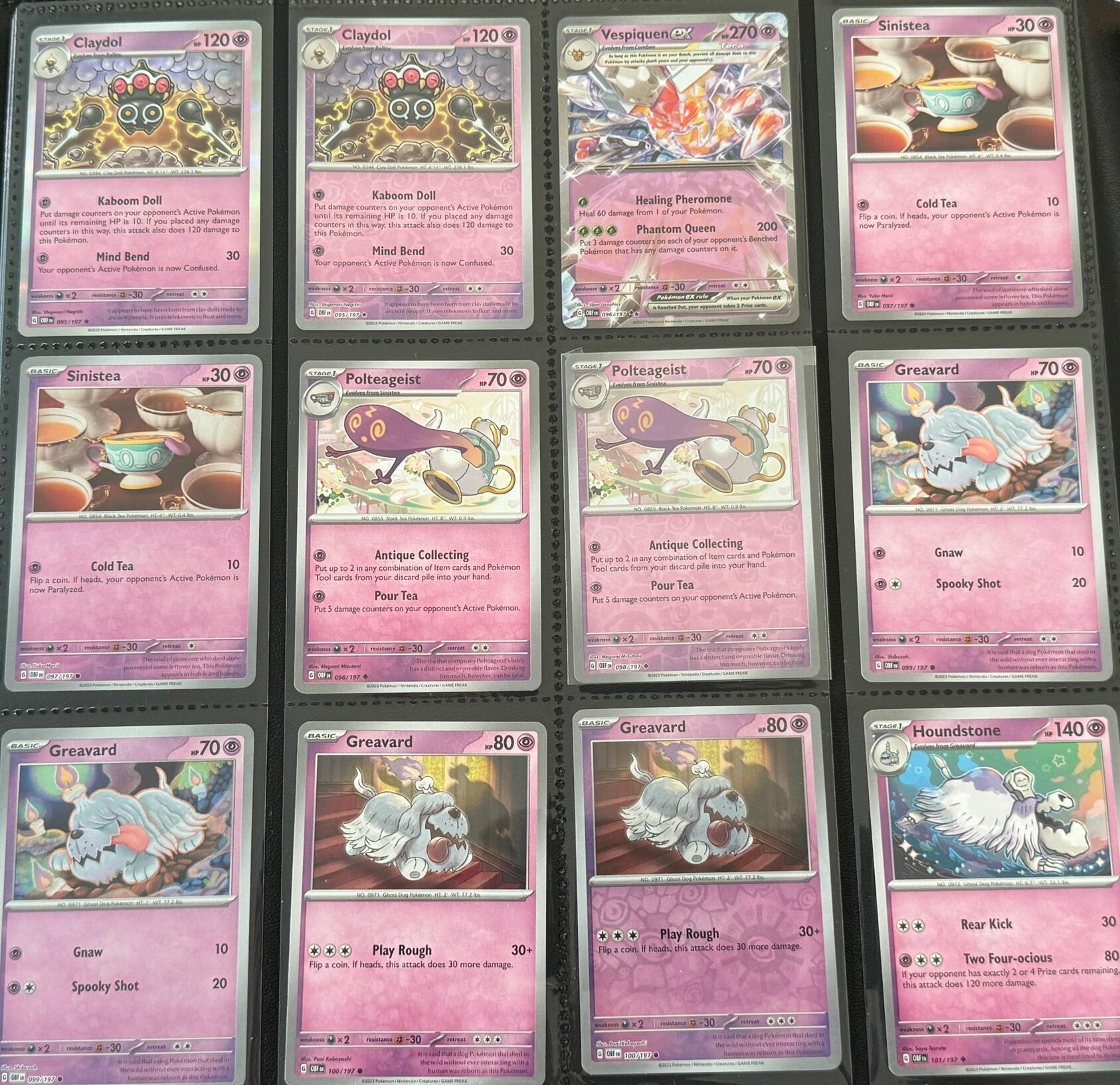 Pokemon TCG - Obsidian Flames - Complete Expert Set