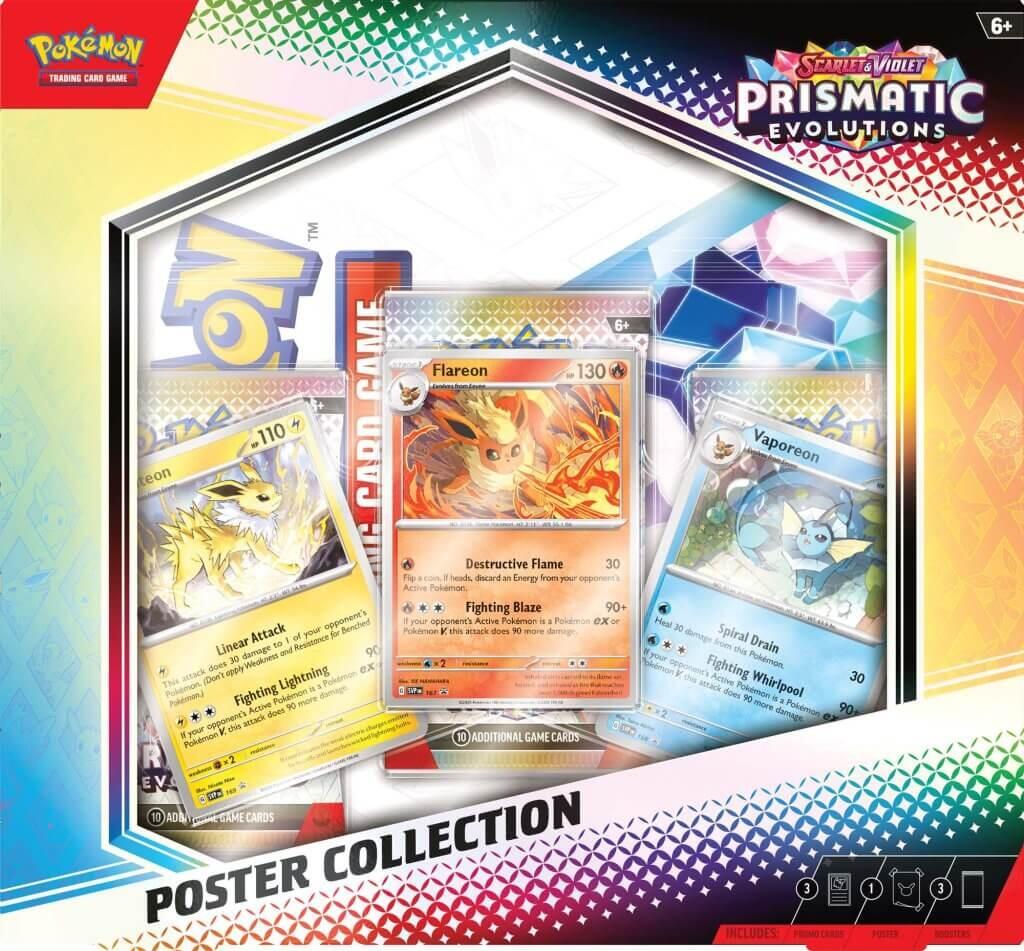 Pokémon TCG: Scarlet & Violet 8.5 - Prismatic Evolutions - Poster ...