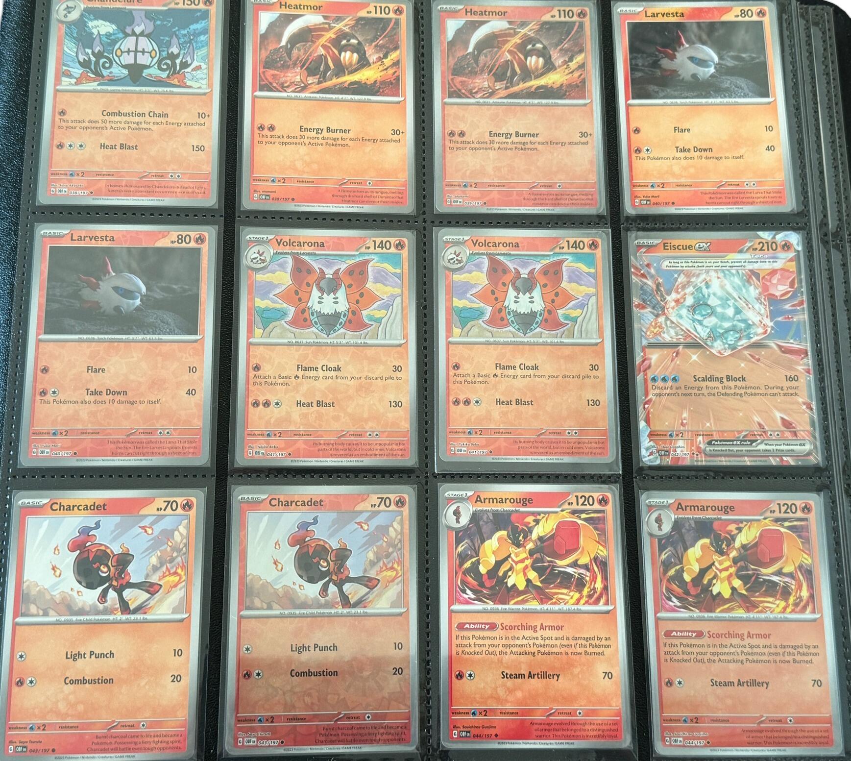 Pokemon TCG - Obsidian Flames - Complete Expert Set