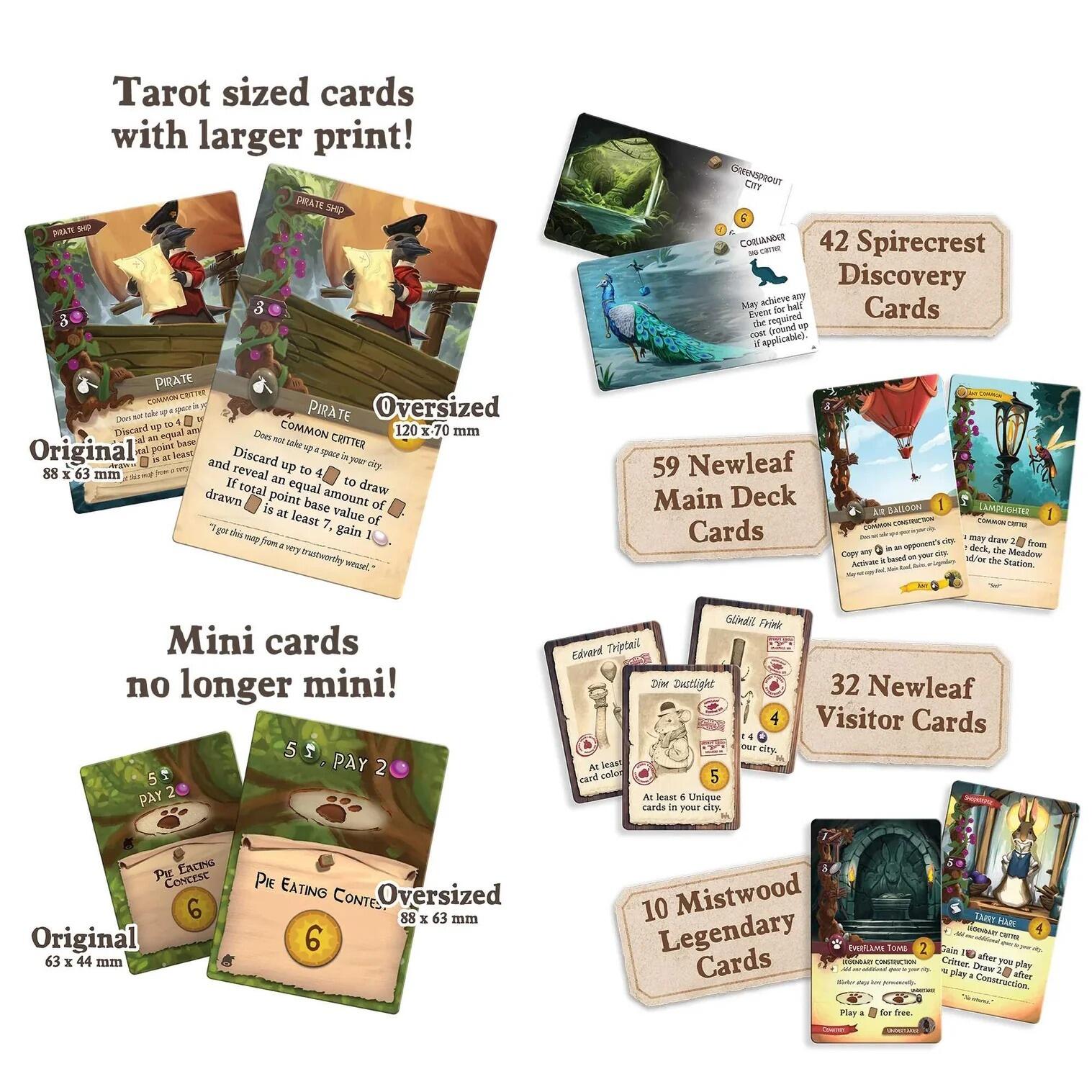 Everdell Oversized Cards - Everdell & Expansion Oversized Cards with ...