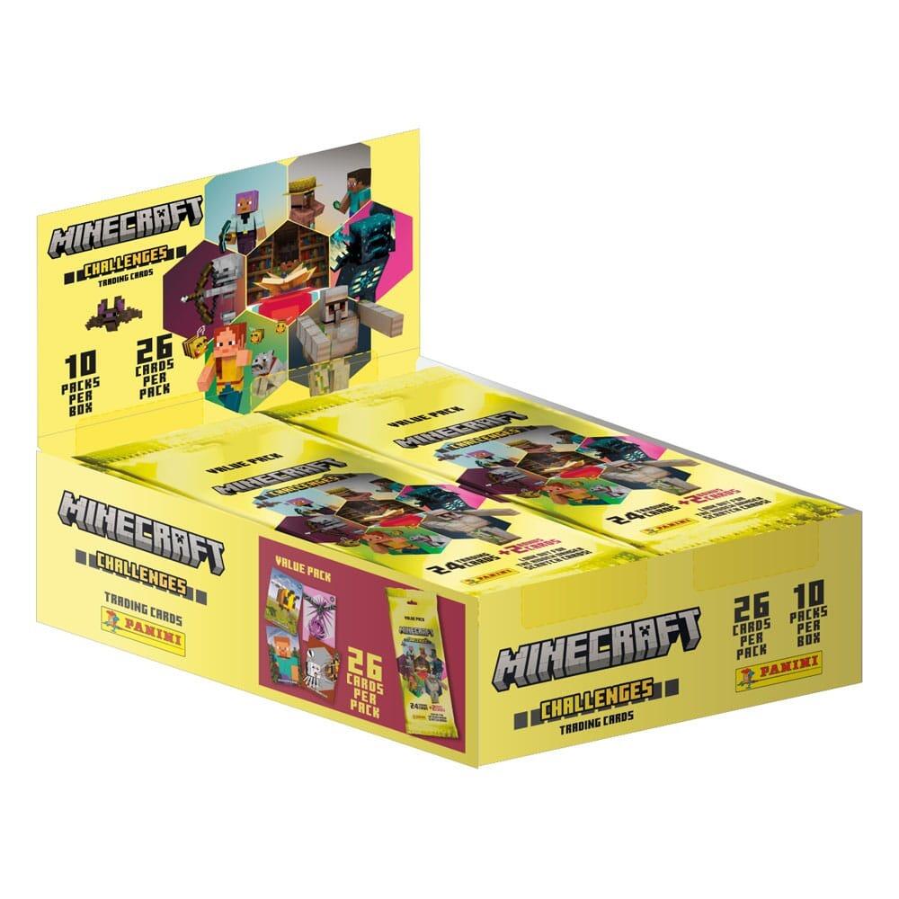 Minecraft – Challenges Trading Cards Fat Packs Display Box (10 ...