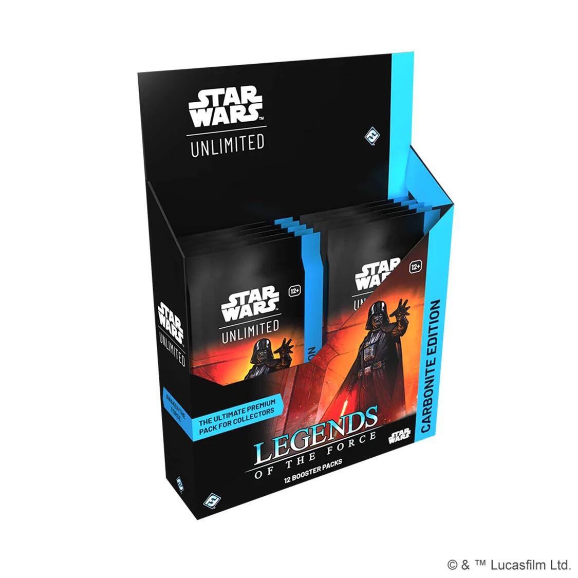 Star Wars: Unlimited Legends of the Force Carbonite Booster Display (12 ...