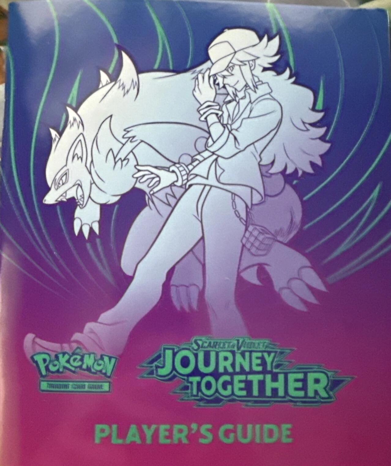 POKEMON TCG ETB Scarlet & Violet Journey Together Player's Guide Guidebook
