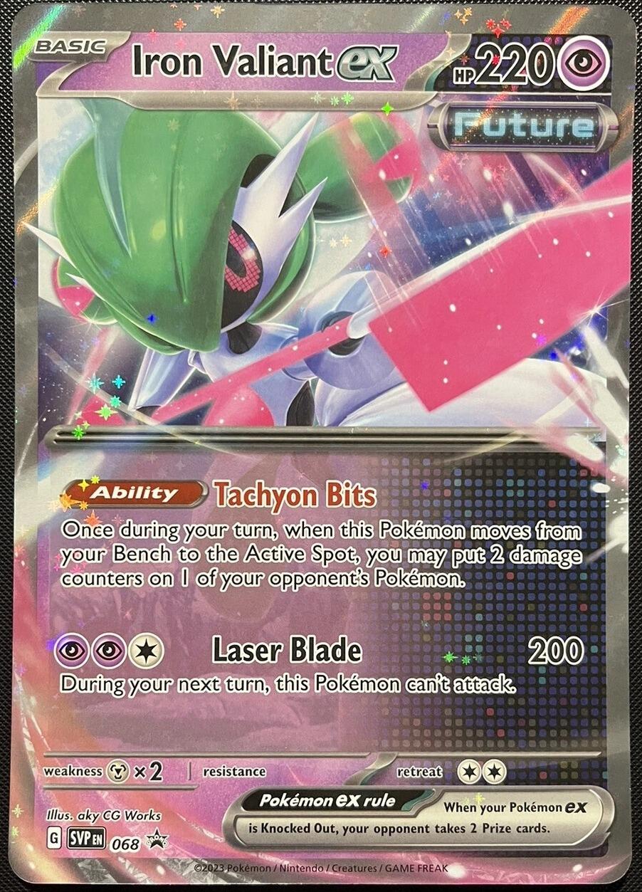 POKEMON TCG Iron Valiant SVP068 Jumbo Promo Card