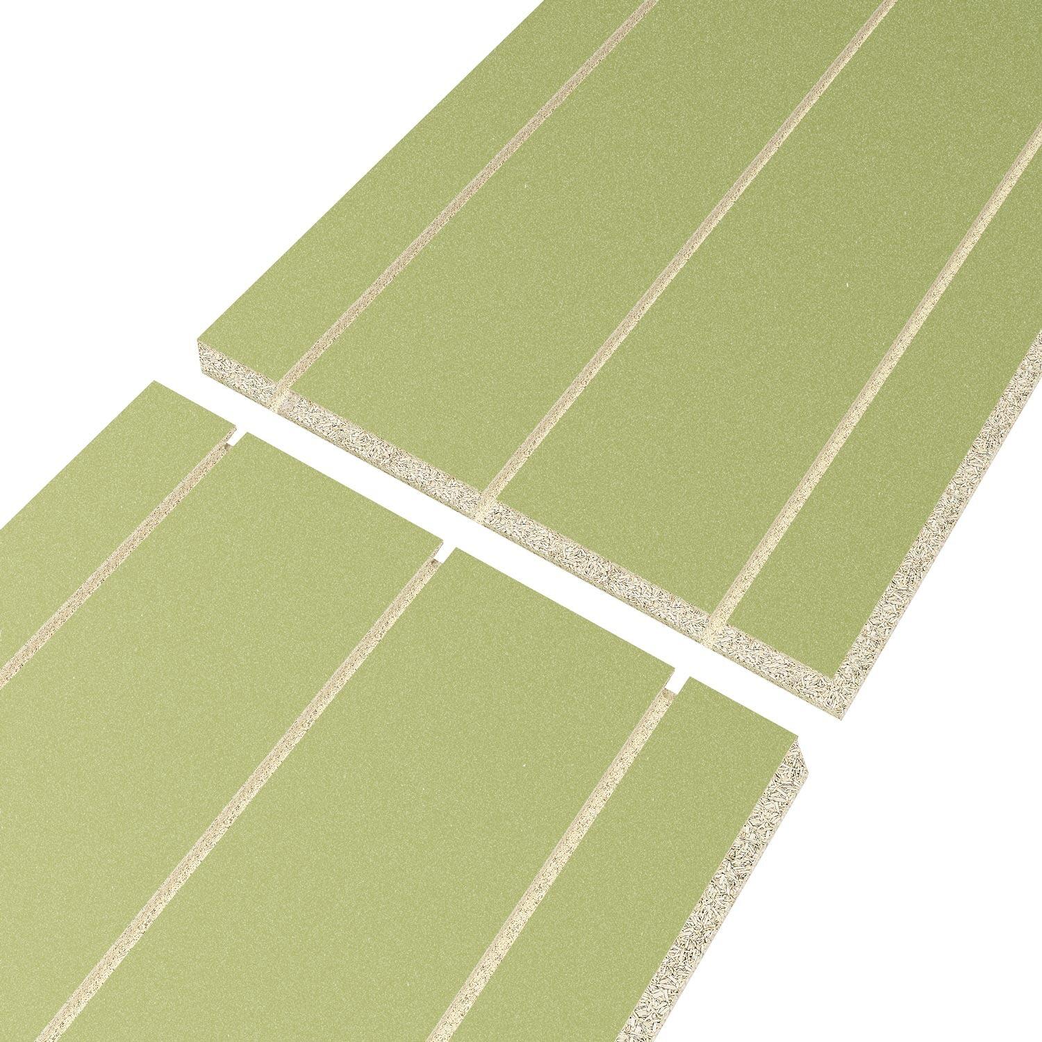 Underfloor Heating Boards 22mm x 2400mm x 600mm for 12mm Pipe with ...
