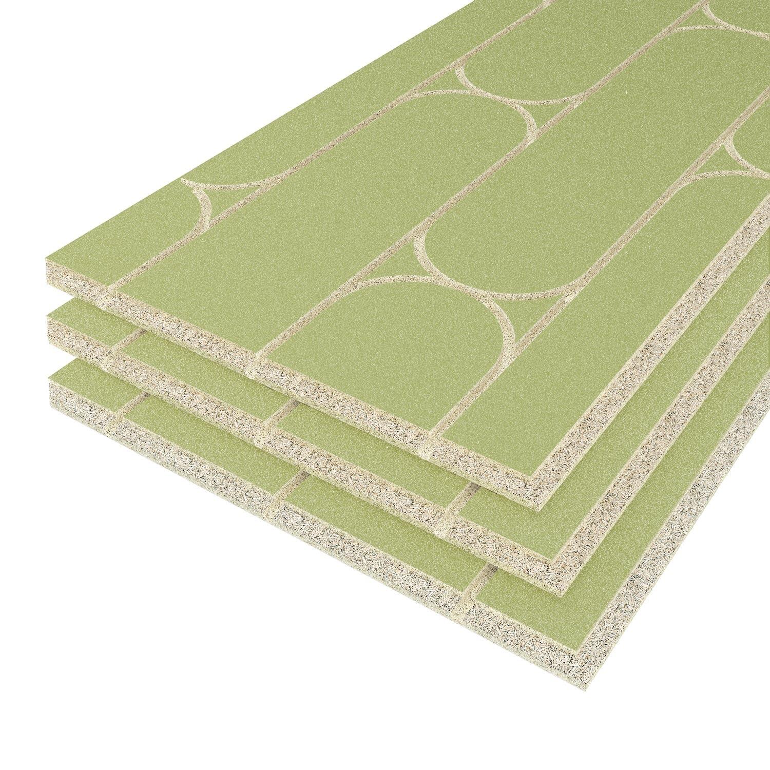 Underfloor Heating Boards 22mm x 2400mm x 600mm for 12mm Pipe with ...