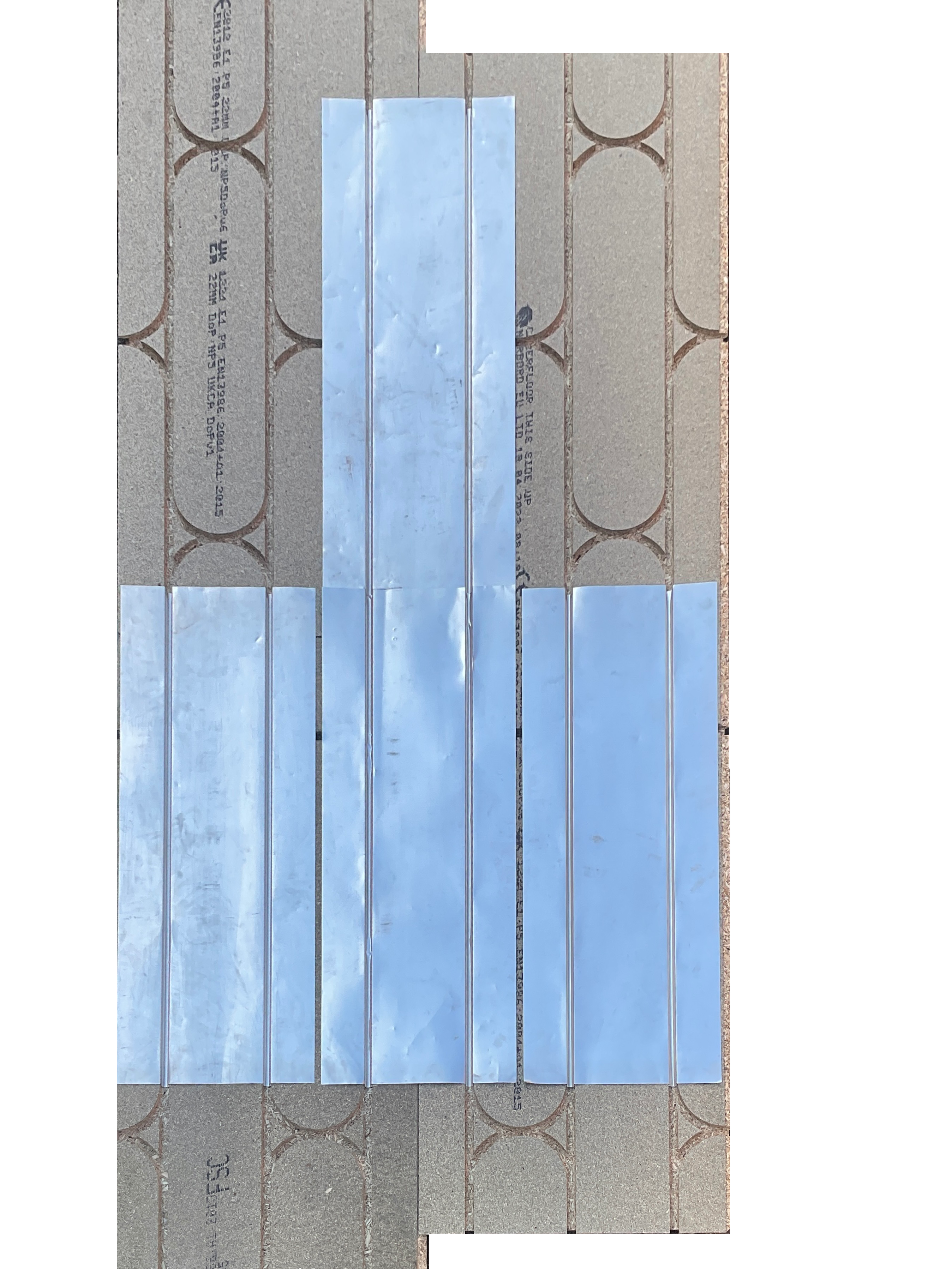 Aluminium Spreader Plate for Underfloor Heating 16mm Pipe for 150 mm ...
