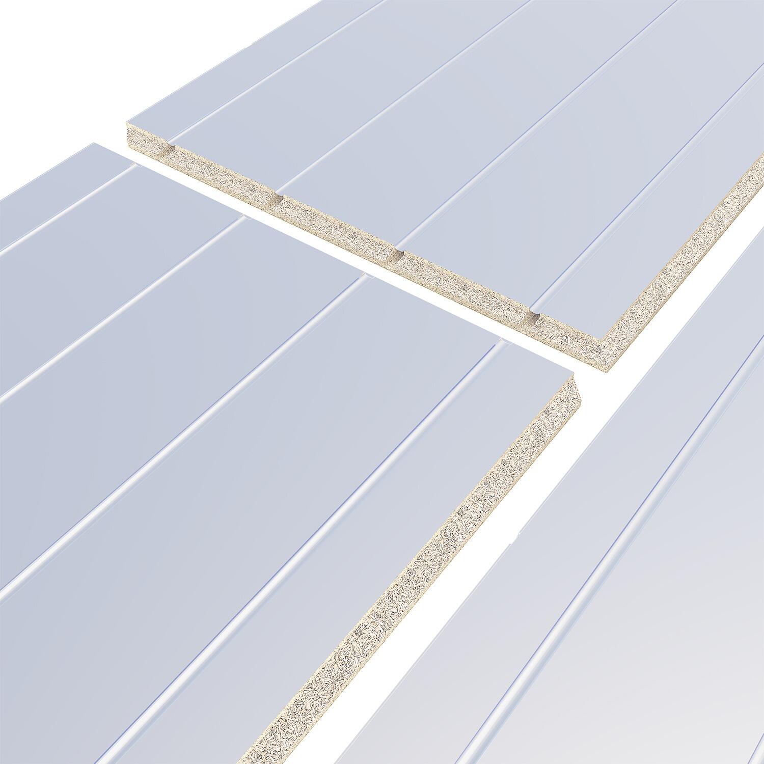 Underfloor Foiled Heating Boards 18mm x 2400mm x 600mm for 12mm Pipe ...