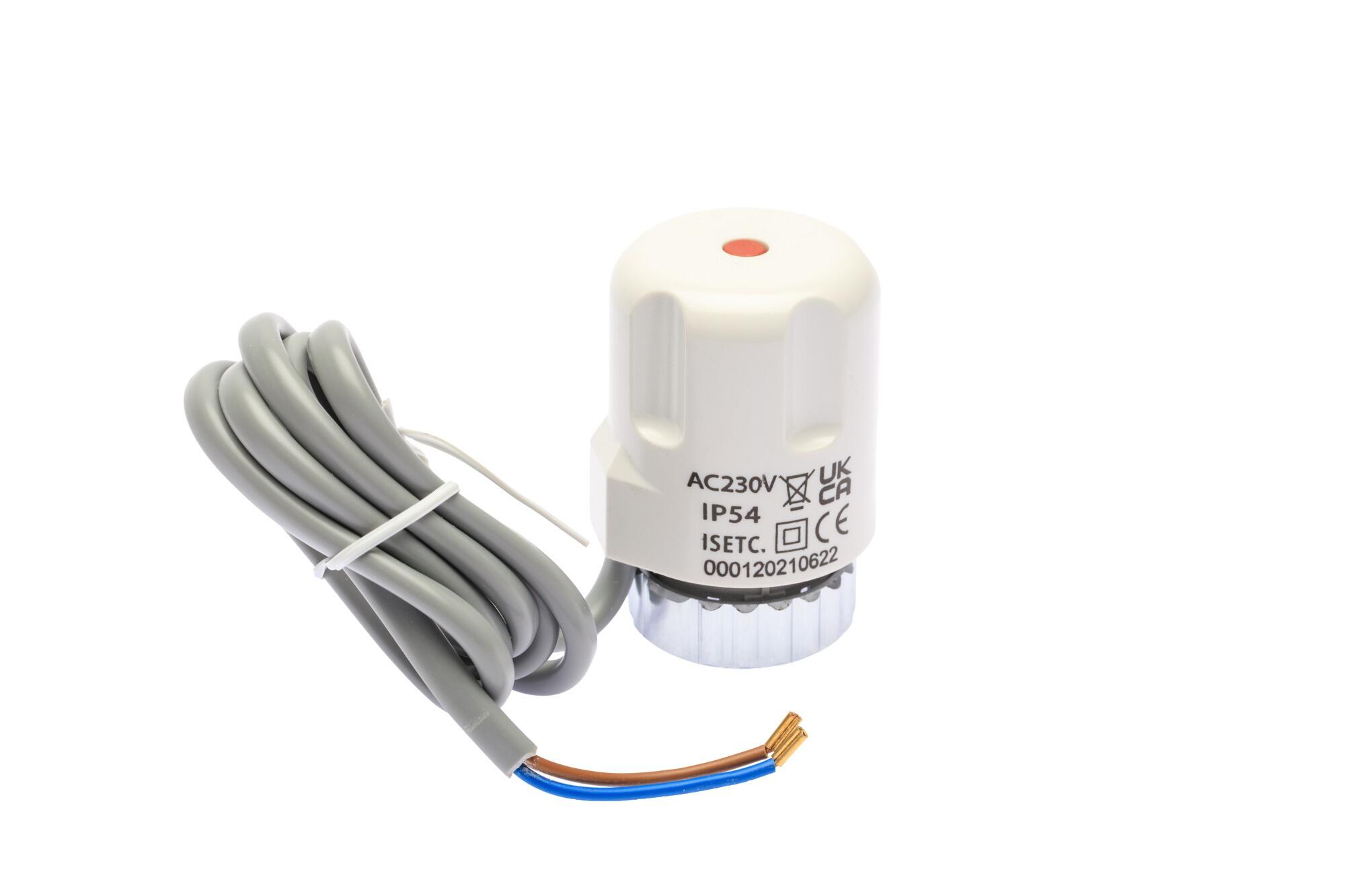 2 Wire 230V Actuator For Underfloor Heating