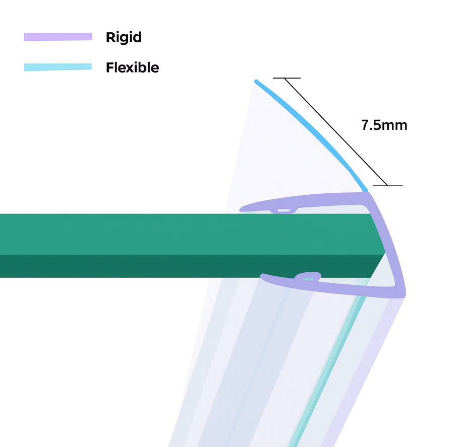 Universal Shower Seal Strips – Perfect Fit for your shower screen