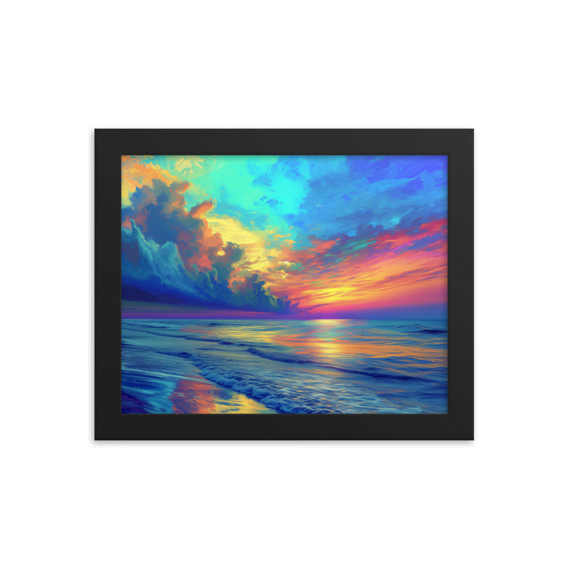 Oceansunset Sunset Ocean Landscapes Ocean Sunset At The Beach Art