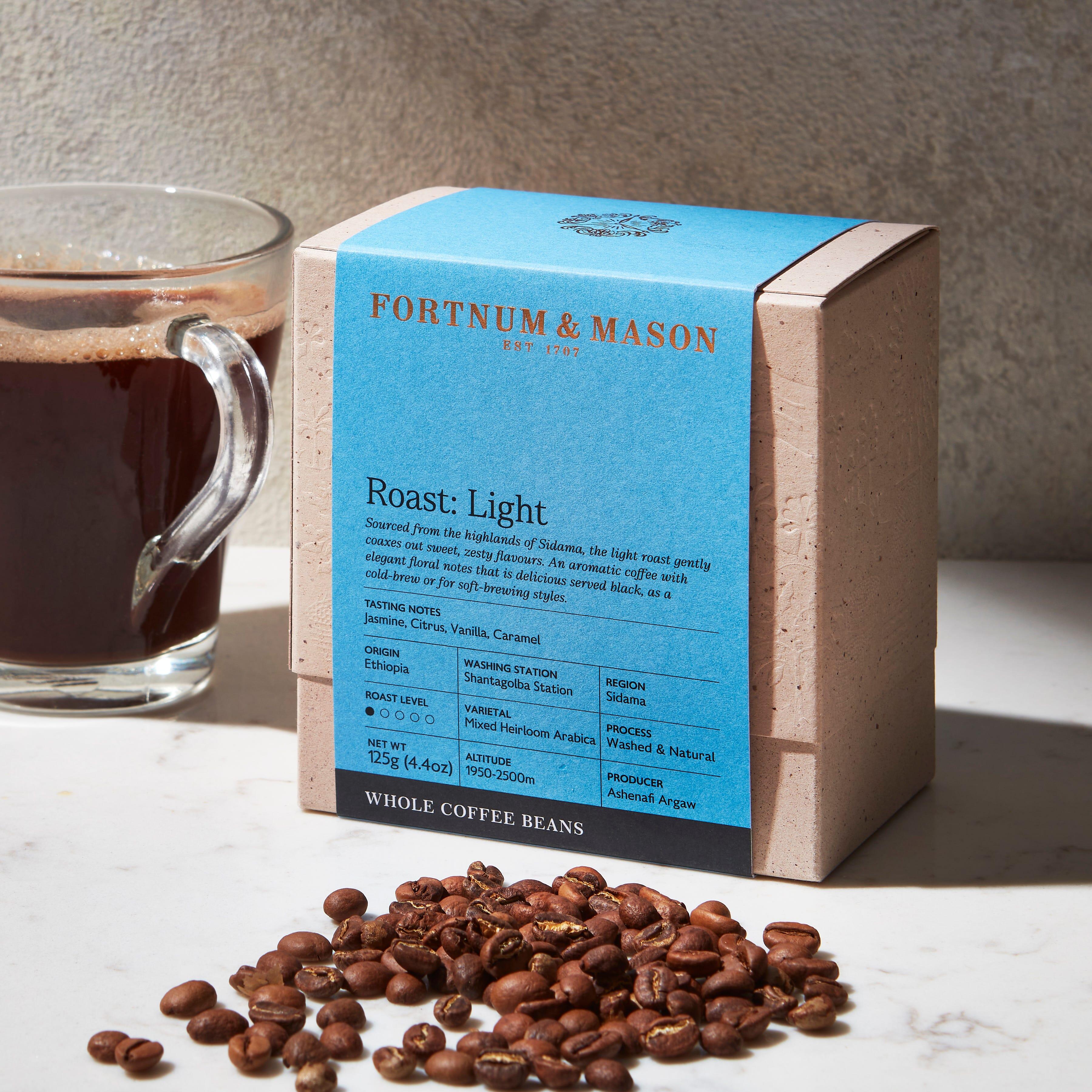 Fortnum & Mason Roast: Light Coffee Beans, 125g