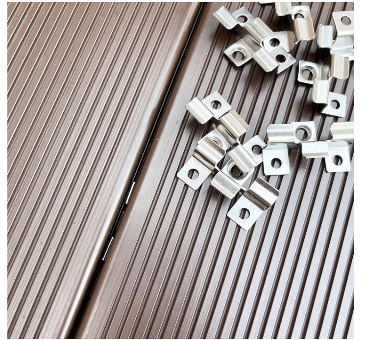 50/100 Composite Decking 3mm Hidden Fixing Fasteners Stainless Clips+ ...