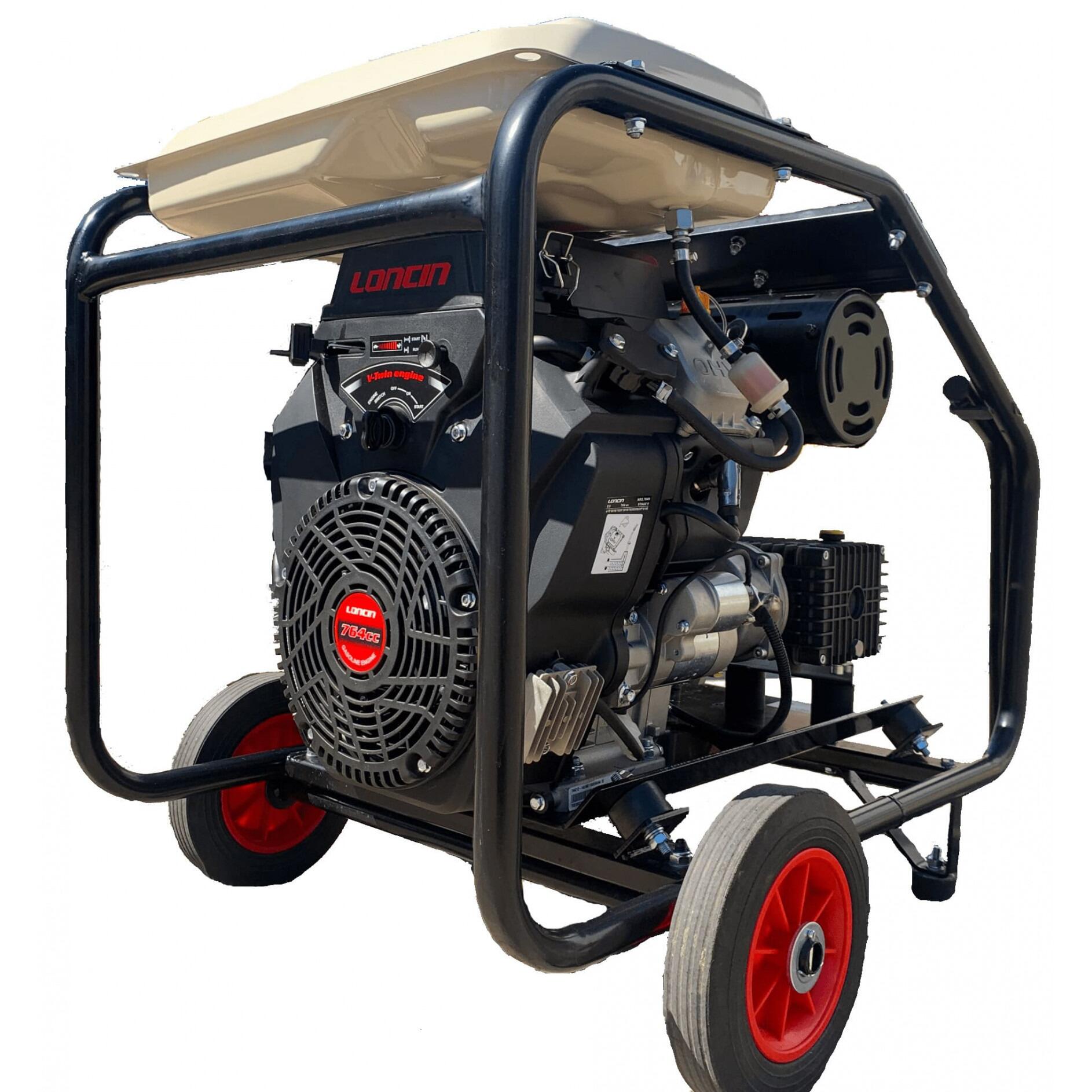 Maxflow Industrial Twin-Cylinder Pressure Washer - Loncin LC2V80FD-1 33 ...