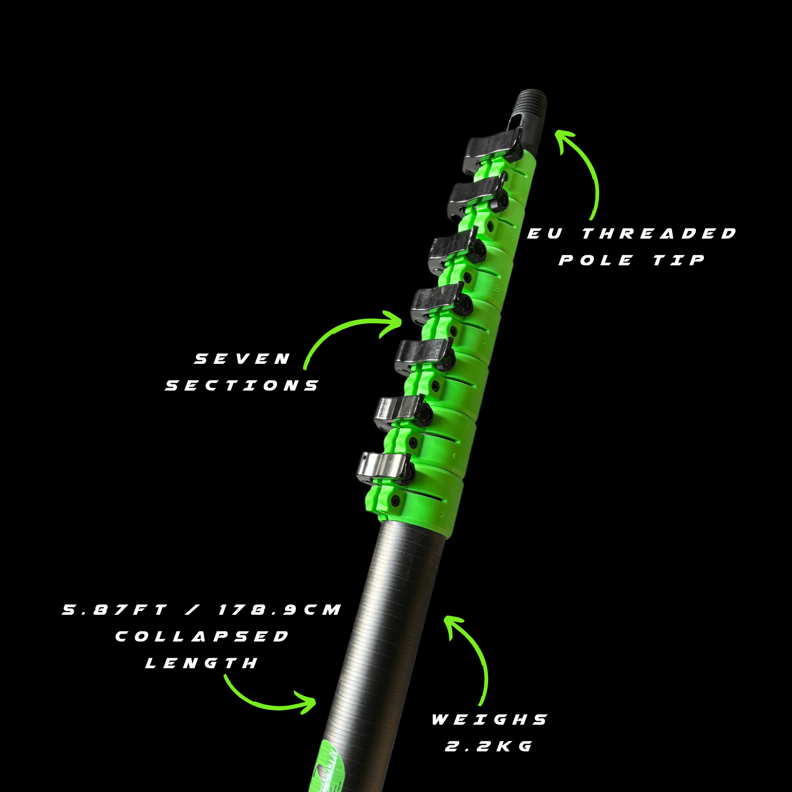 GVS Pro-35 Full Carbon Window Cleaning Pole Package